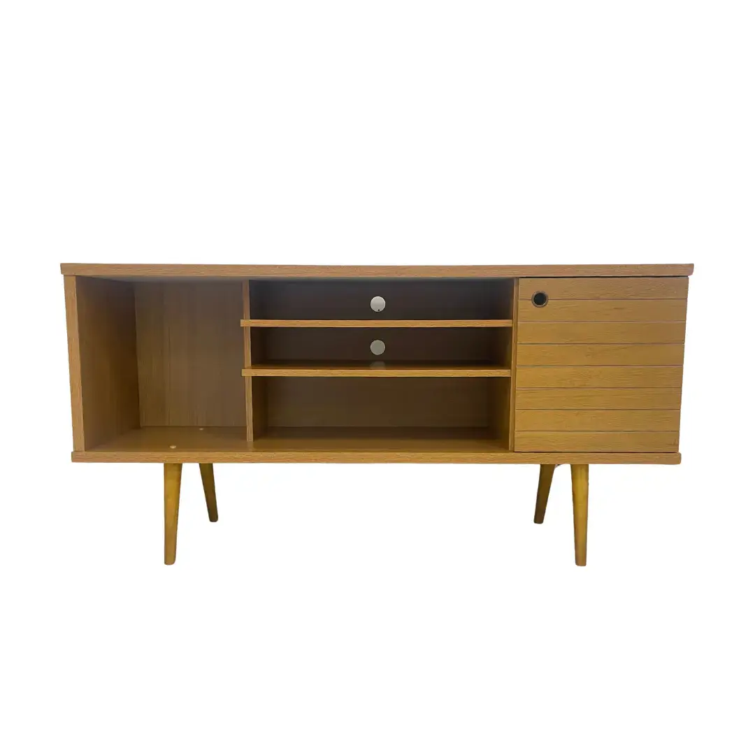 Maxi Safira TV Stand 135CM Natural – Modern, Spacious Storage
