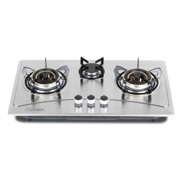 Qasa QGC-3B Premium 3 Burner Gas Cooker – Stainless Steel - Ejovial ...